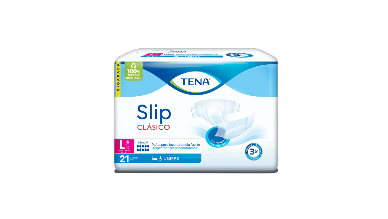 PAÑAL TENA SLIP CLASICO - Ceminsumos S.A.S